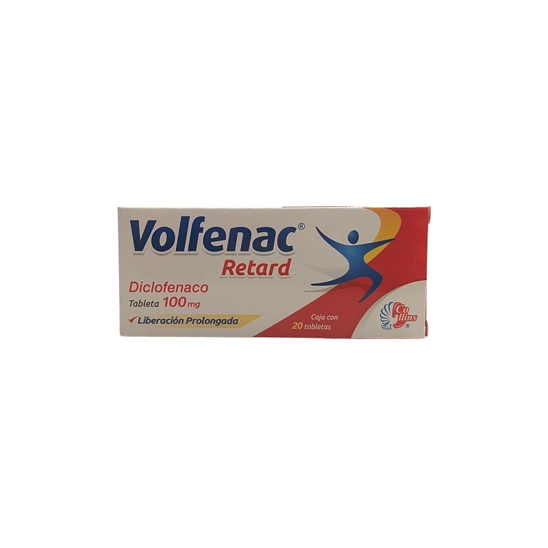 VOLFENAC RETARD (DICLOFENACO) 100MG 20 TABLETAS - MEXIPHARMACY ...