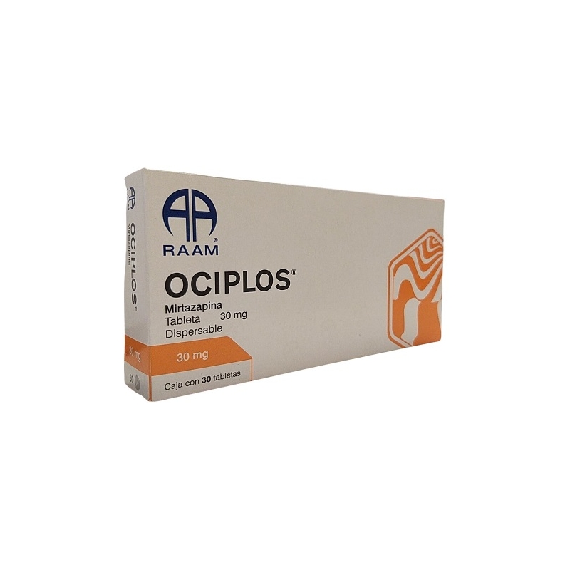 OCIPLOS (MIRTAZAPINA) 30MG 30 TABLETAS - MEXIPHARMACY - FARMACIA ONLINE ...