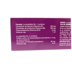 TRIBEDOCE DX SOLUCION INYECTABLE 3 AMPS - MEXIPHARMACY - FARMACIA ...