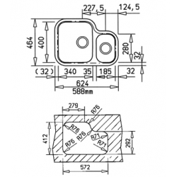fregaderos Submontar - TEKA BE 79.43 (TU 31.19) CODIGO 10125114 ...
